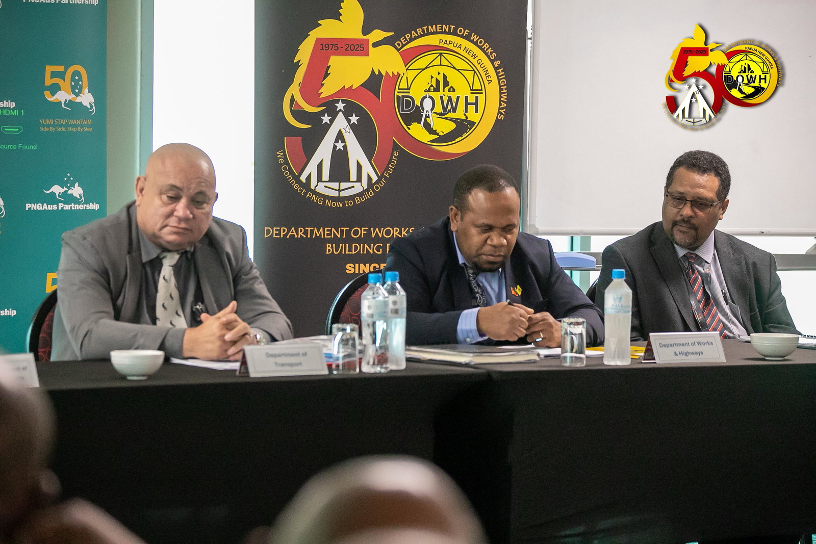 Department of Works & Highways with Department of Transport signed a ...