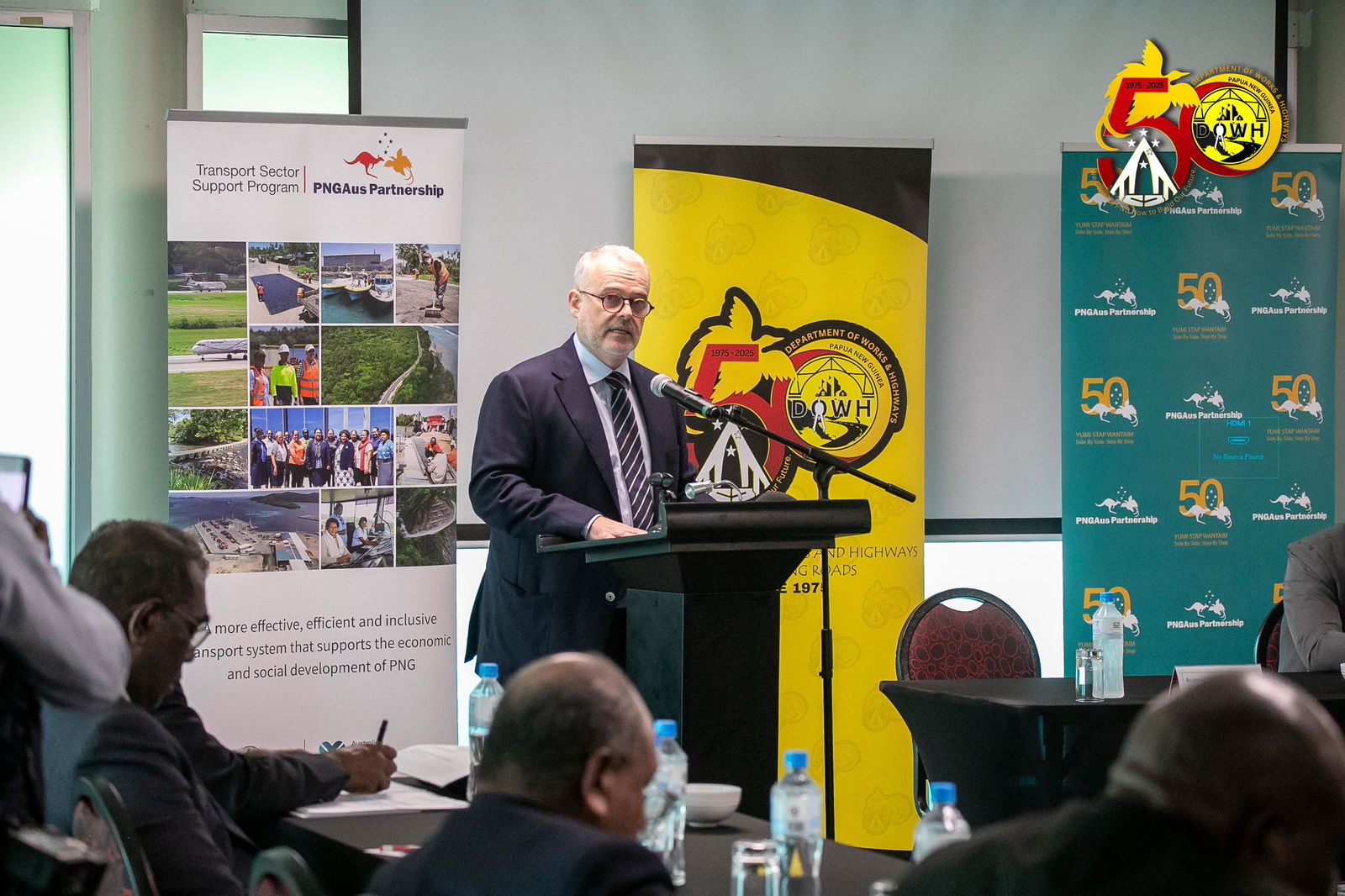 Department of Works & Highways with Department of Transport signed a ...