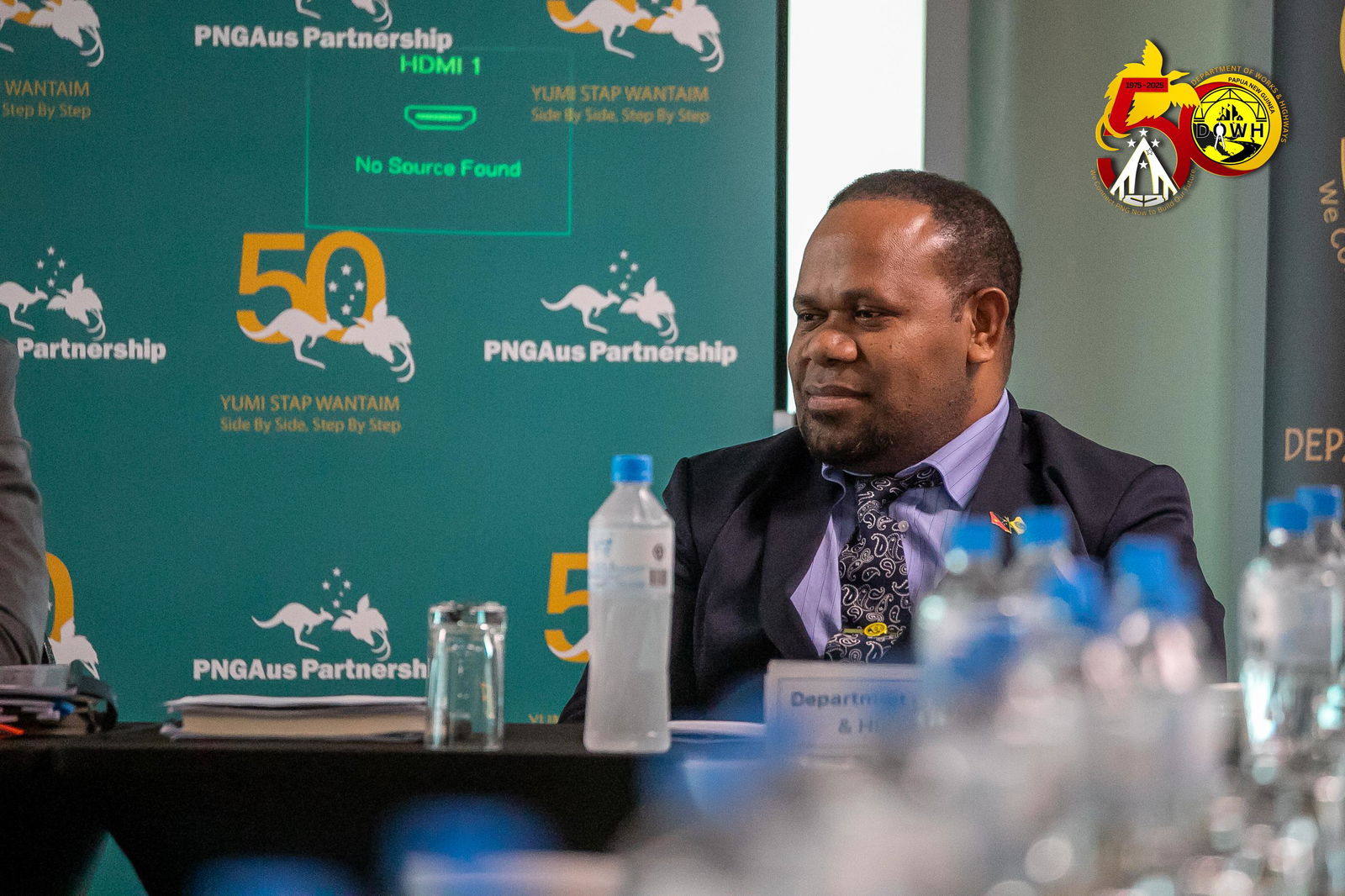 Department of Works & Highways with Department of Transport signed a ...