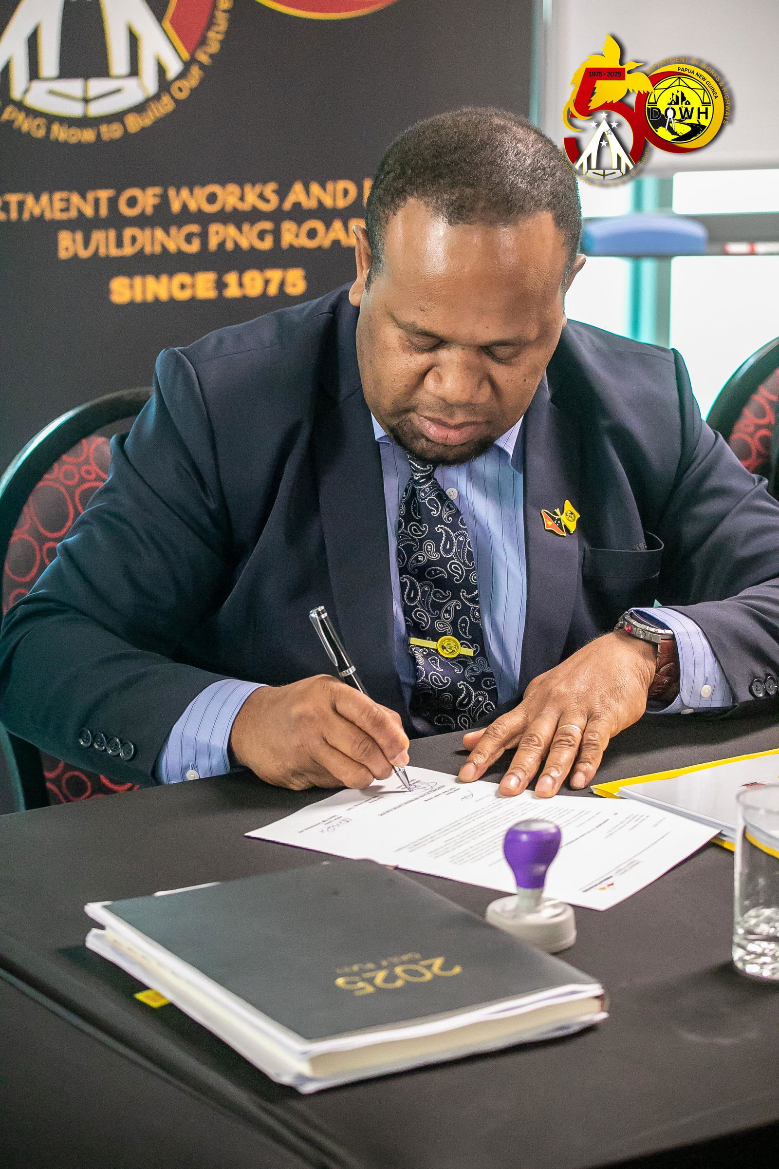 Department of Works & Highways with Department of Transport signed a ...