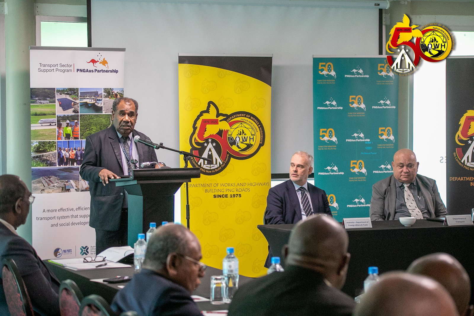 Department of Works & Highways with Department of Transport signed a ...