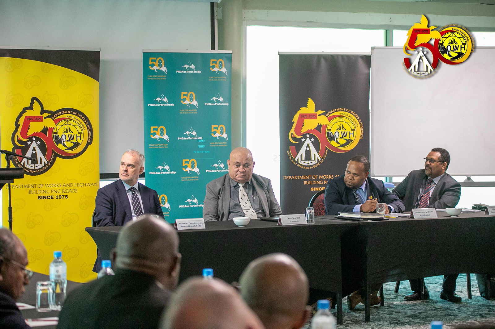 Department of Works & Highways with Department of Transport signed a ...