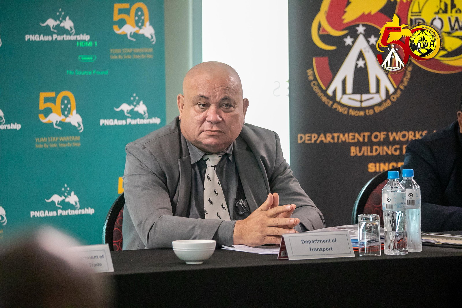 Department of Works & Highways with Department of Transport signed a ...
